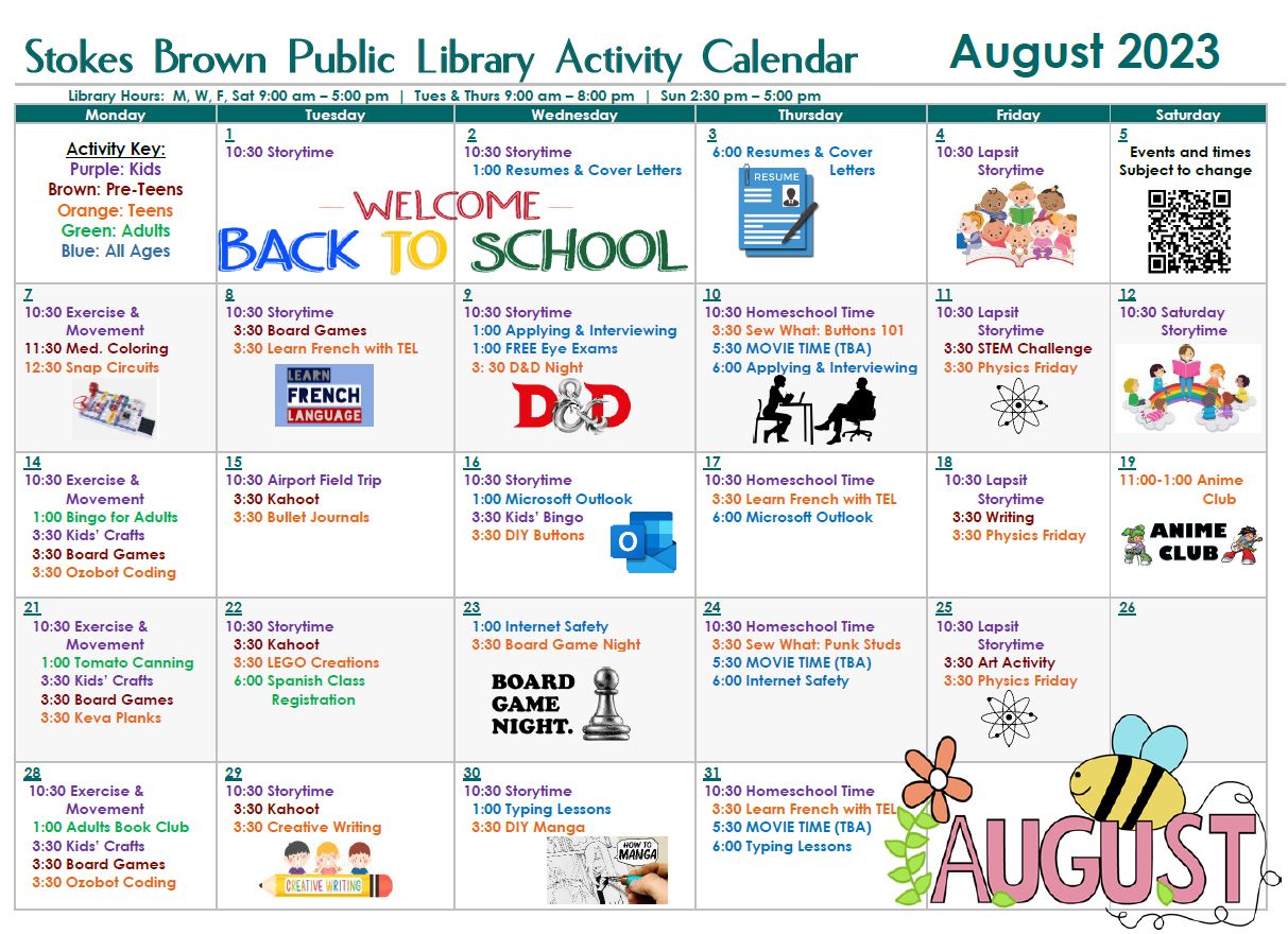 Stokes Brown Public Library: Home Page