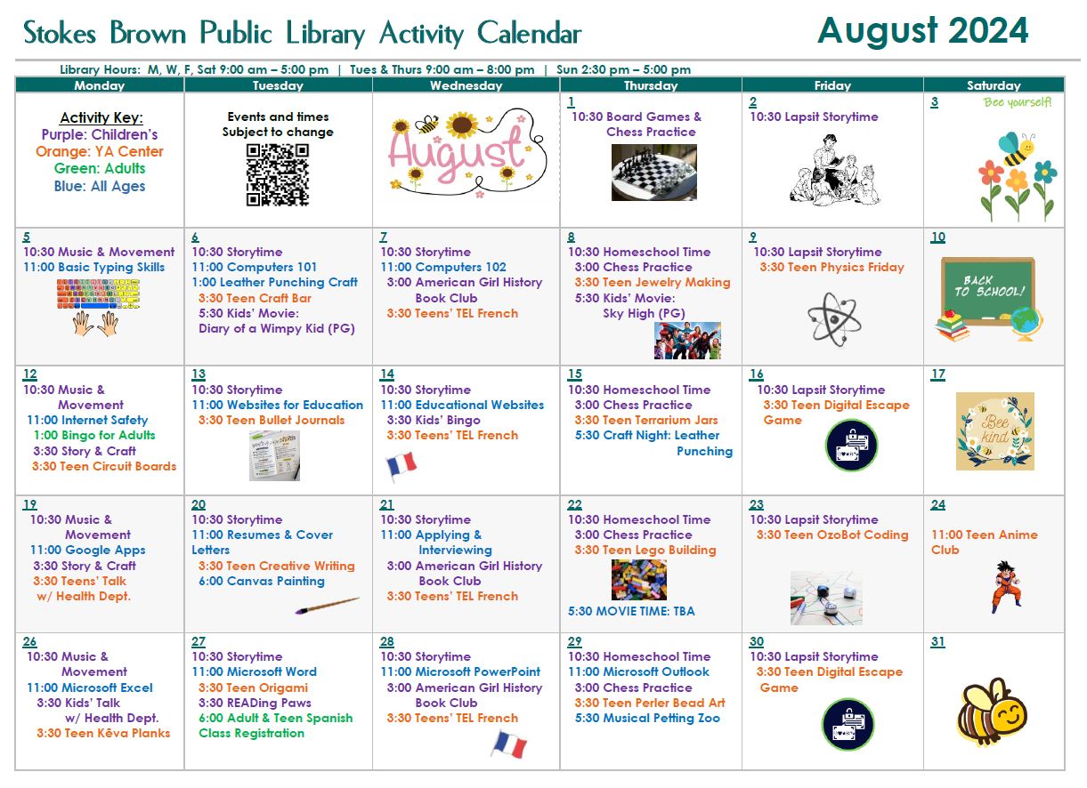 Stokes Brown Public Library: Home Page