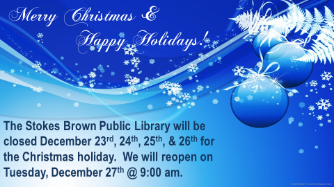 Stokes Brown Public Library: Home Page