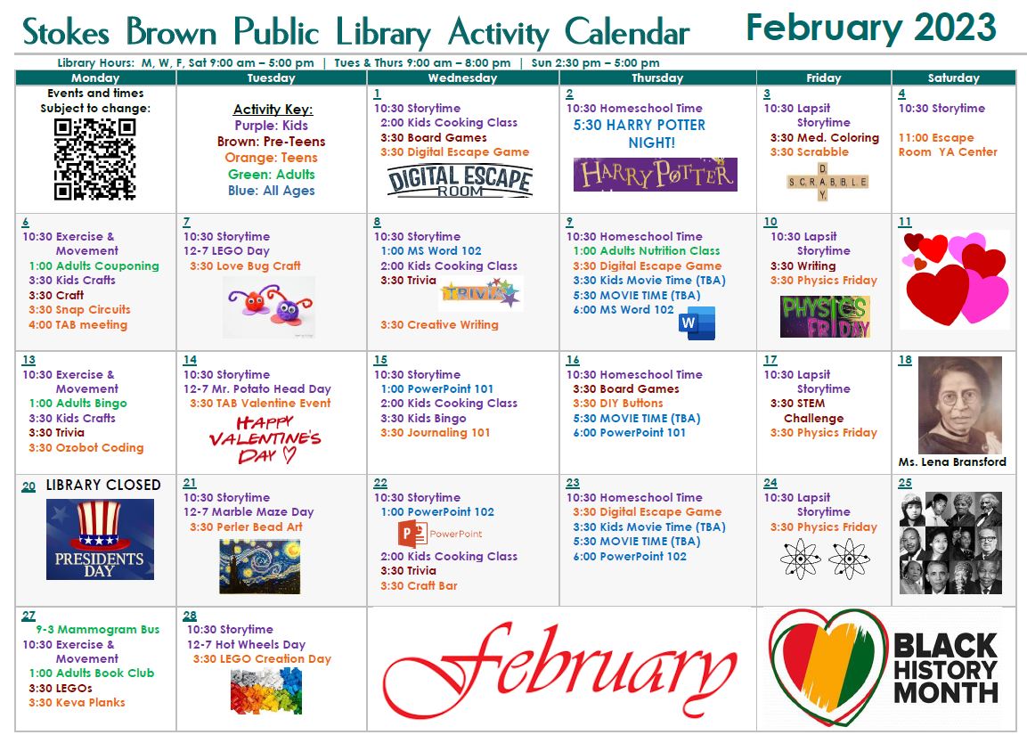 Stokes Brown Public Library: Home Page