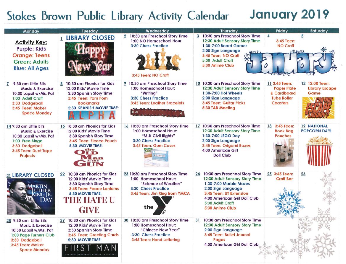 Stokes Brown Public Library: Home Page