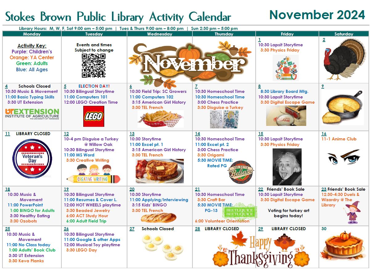 Stokes Brown Public Library: Home Page