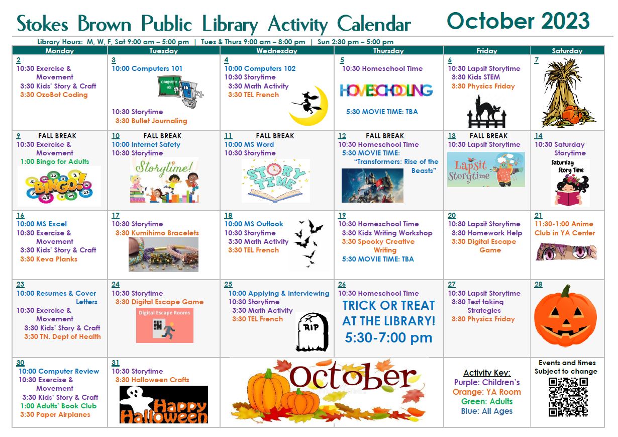 Stokes Brown Public Library: Home Page