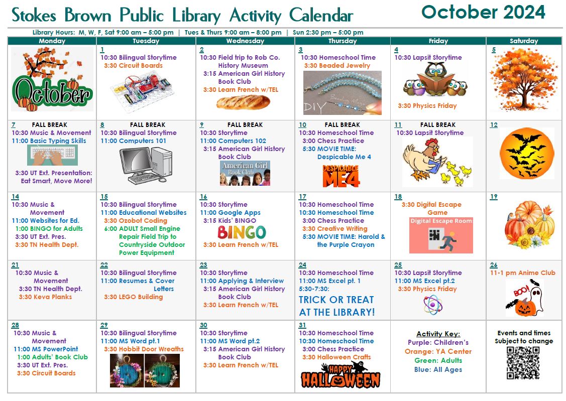 Stokes Brown Public Library: Home Page