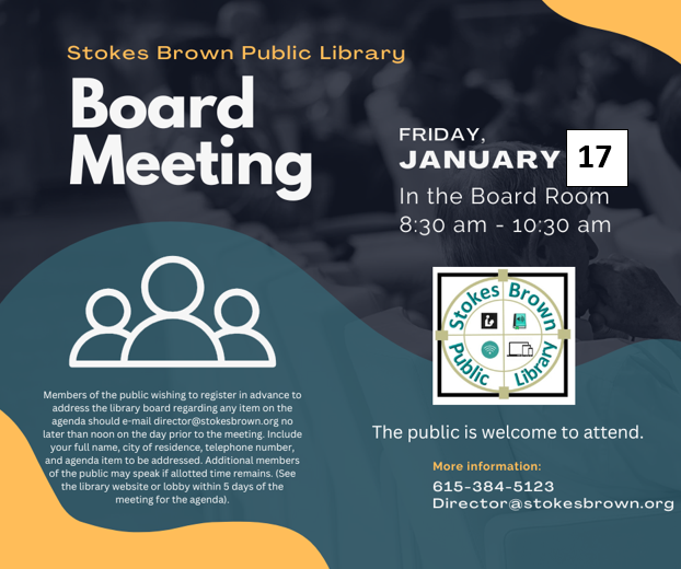 Stokes Brown Public Library: Home Page