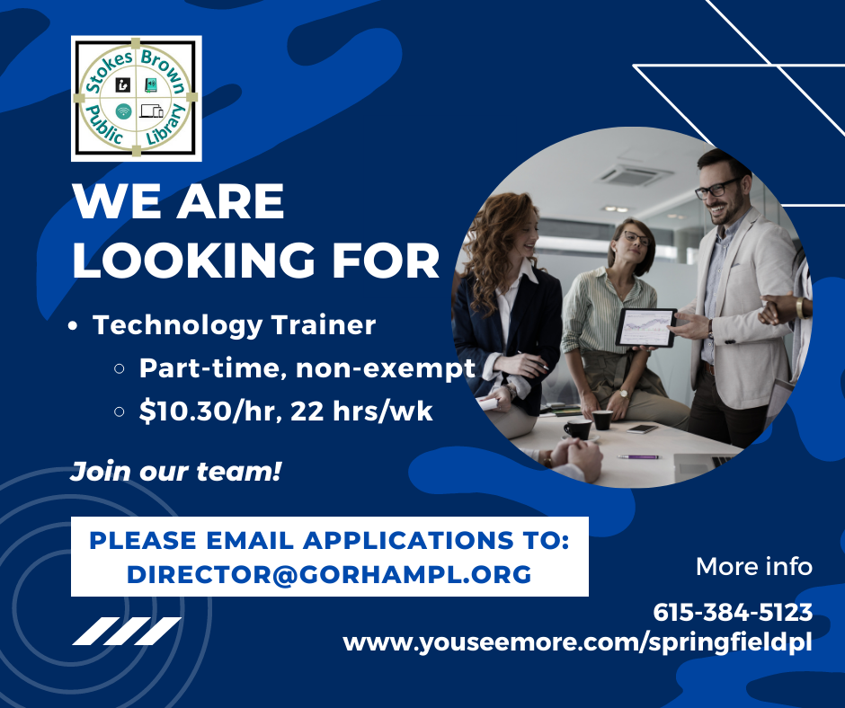 Stokes Brown Public Library: Home Page